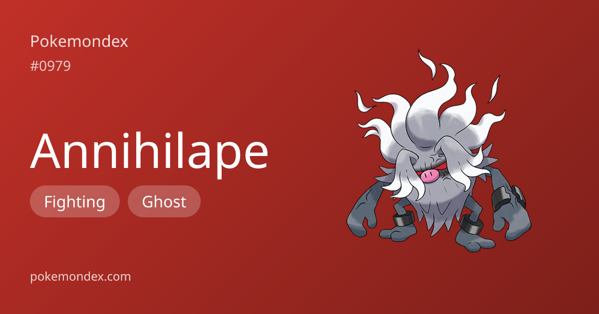 Annihilape Pokédex: stats, moves, evolution & locations | Pokemondex
