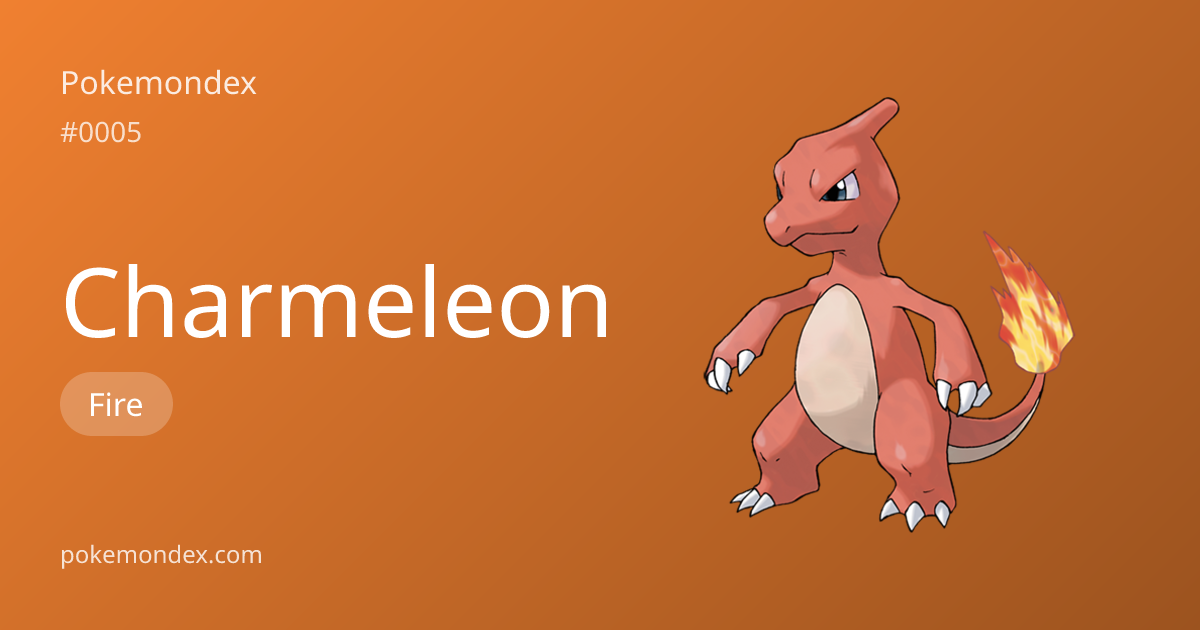 Charmeleon Pokédex: stats, moves, evolution & locations | Pokemondex