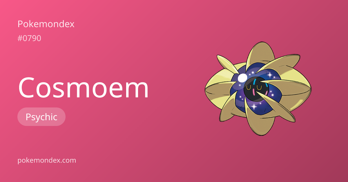 Cosmoem Pokédex: stats, moves, evolution & locations | Pokemondex