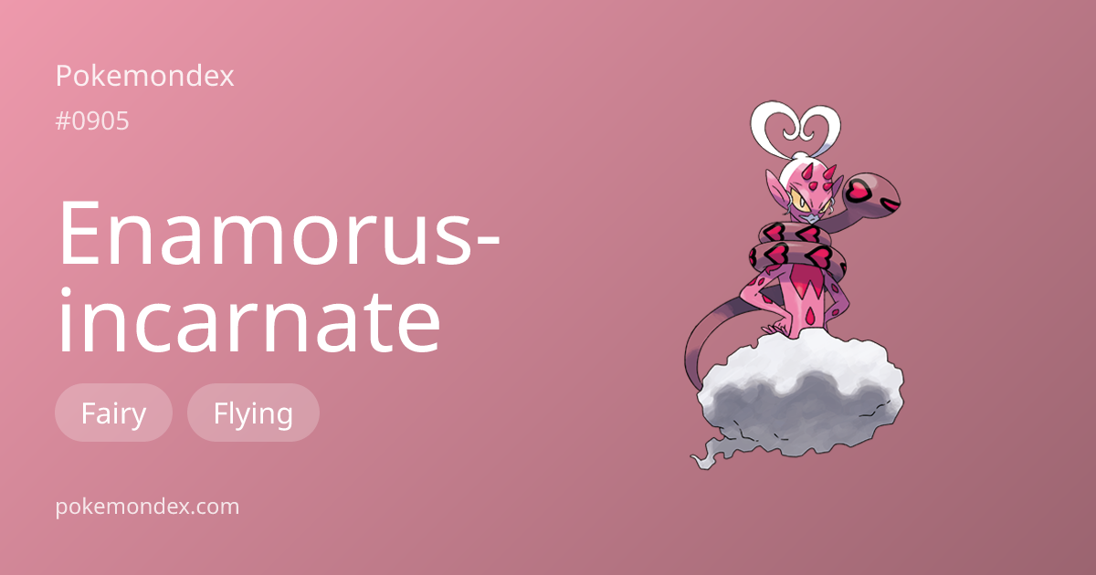 Enamorus-incarnate Pokédex: stats, moves, evolution & locations ...