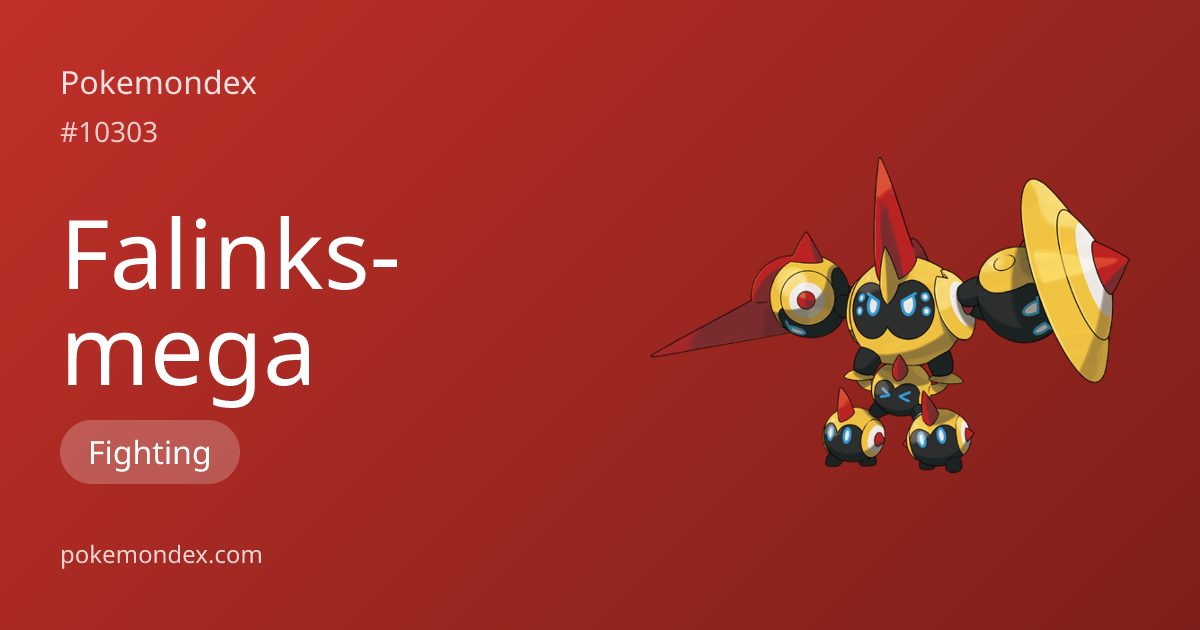 Falinks-mega Pokédex: stats, moves, evolution & locations | Pokemondex