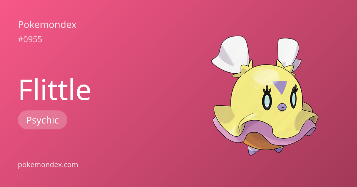 Flittle Pokédex: stats, moves, evolution & locations | Pokemondex