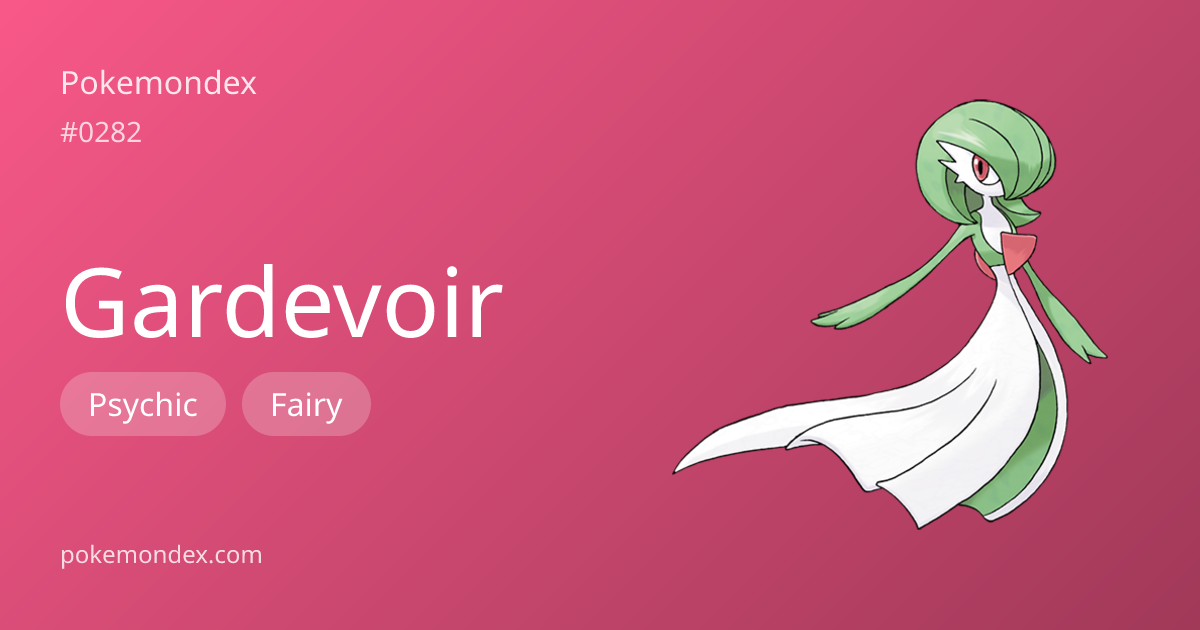 Gardevoir Pokédex: stats, moves, evolution & locations | Pokemondex