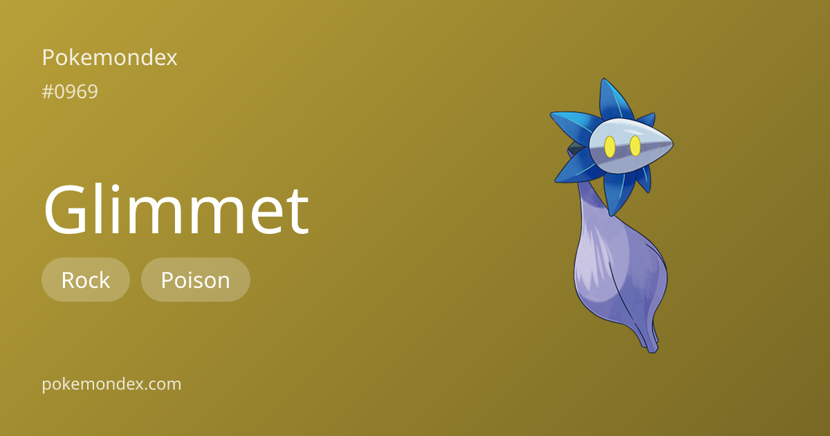 Glimmet Pokédex: stats, moves, evolution & locations | Pokemondex