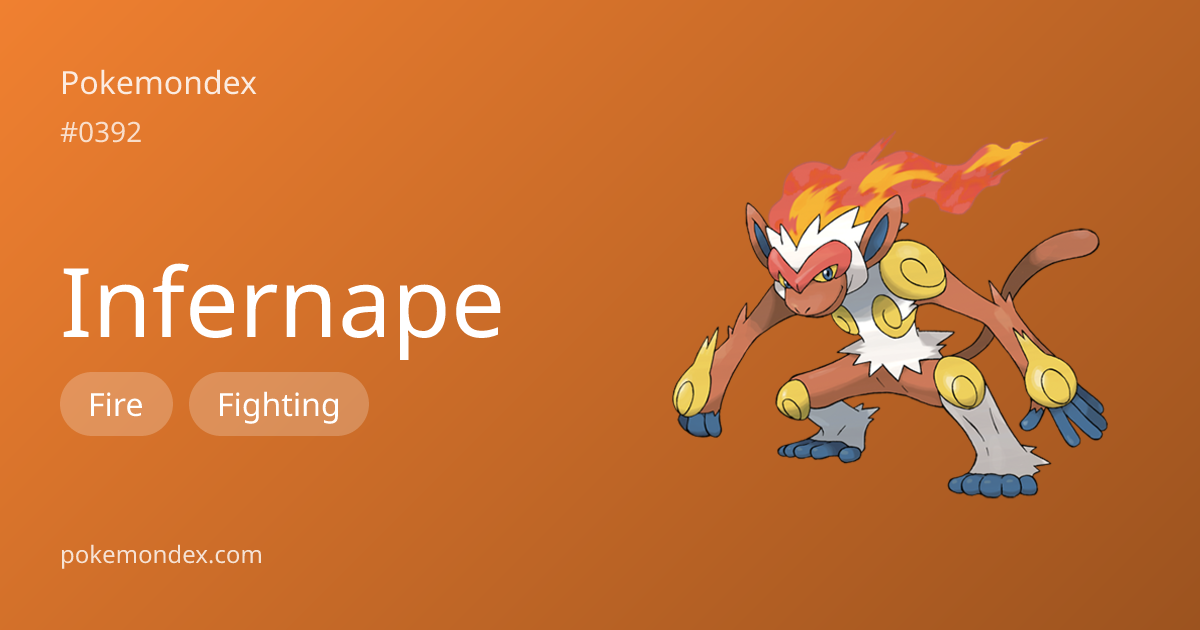 Infernape Pokédex: stats, moves, evolution & locations | Pokemondex