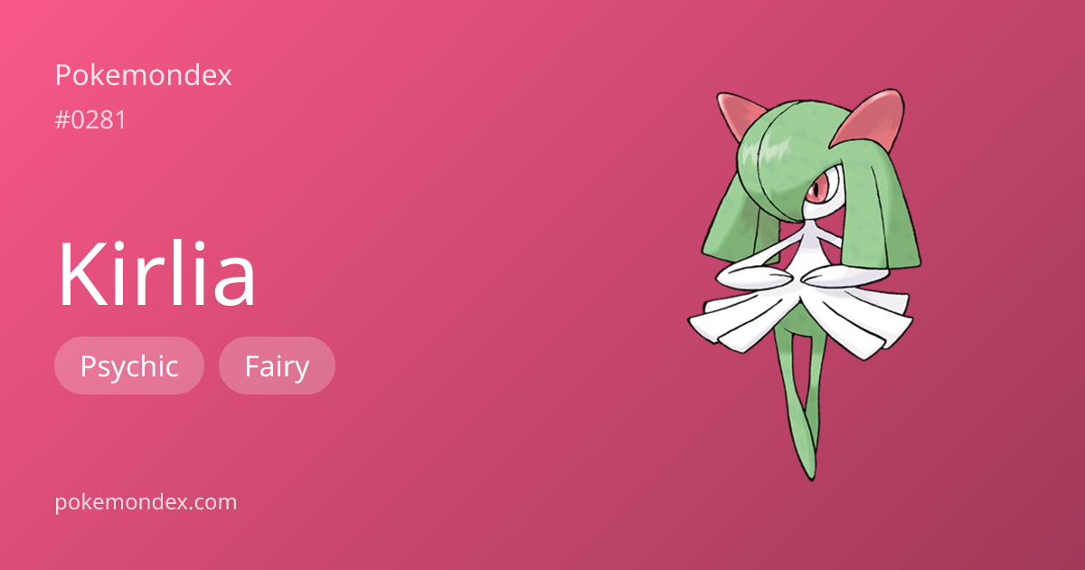 Kirlia Pokédex: stats, moves, evolution & locations | Pokemondex