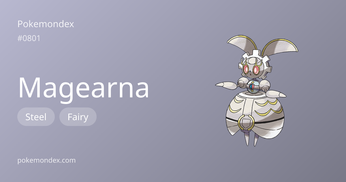 Magearna Pokédex: stats, moves, evolution & locations | Pokemondex