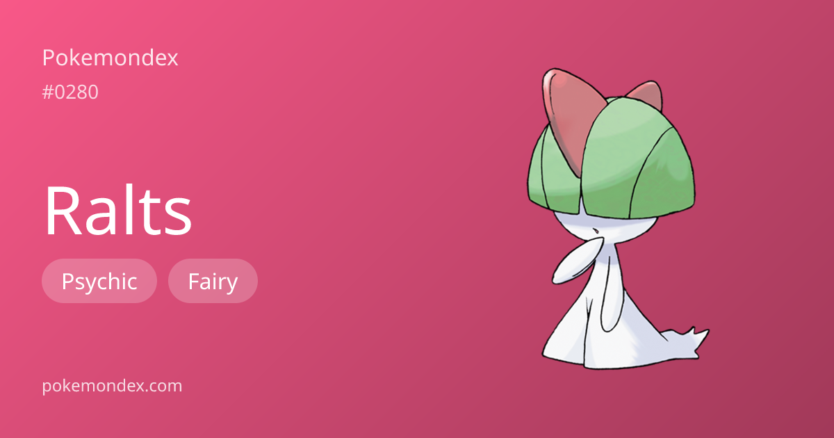 Ralts Pokédex: stats, moves, evolution & locations | Pokemondex
