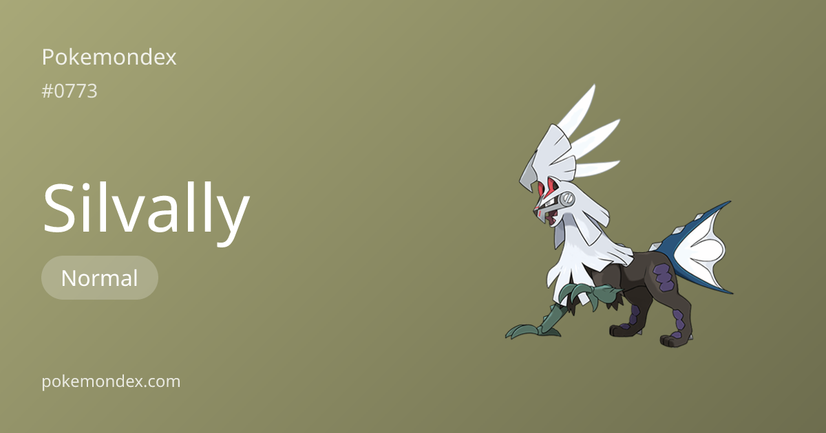 Silvally Pokédex: stats, moves, evolution & locations | Pokemondex