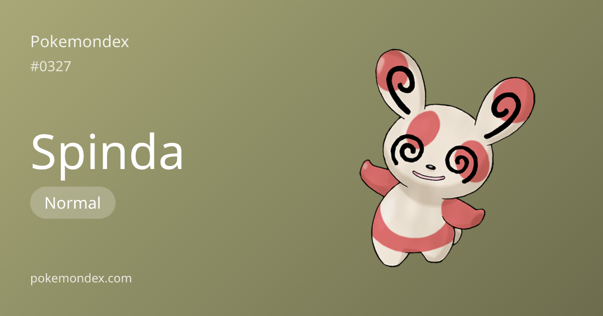 Spinda Pokédex: stats, moves, evolution & locations | Pokemondex