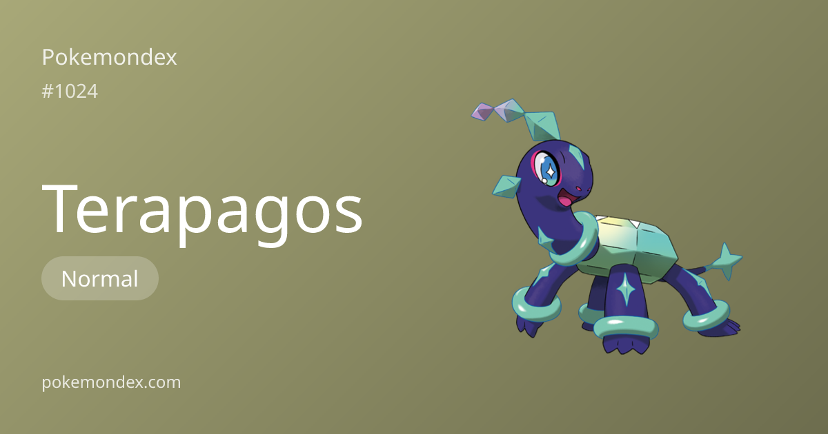 Terapagos Pokédex: stats, moves, evolution & locations | Pokemondex