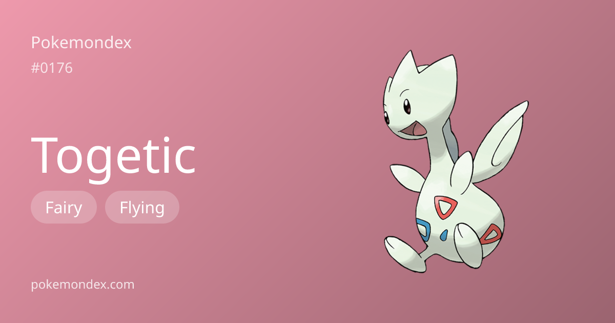 Togetic Pokédex: stats, moves, evolution & locations | Pokemondex