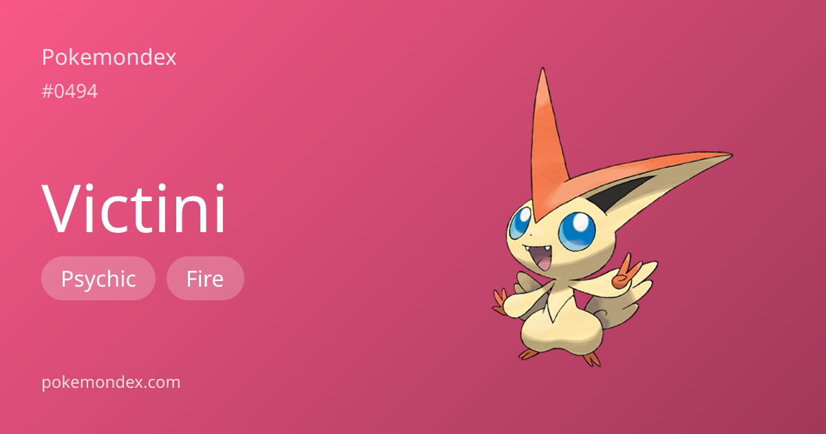 Victini Pokédex: stats, moves, evolution & locations | Pokemondex